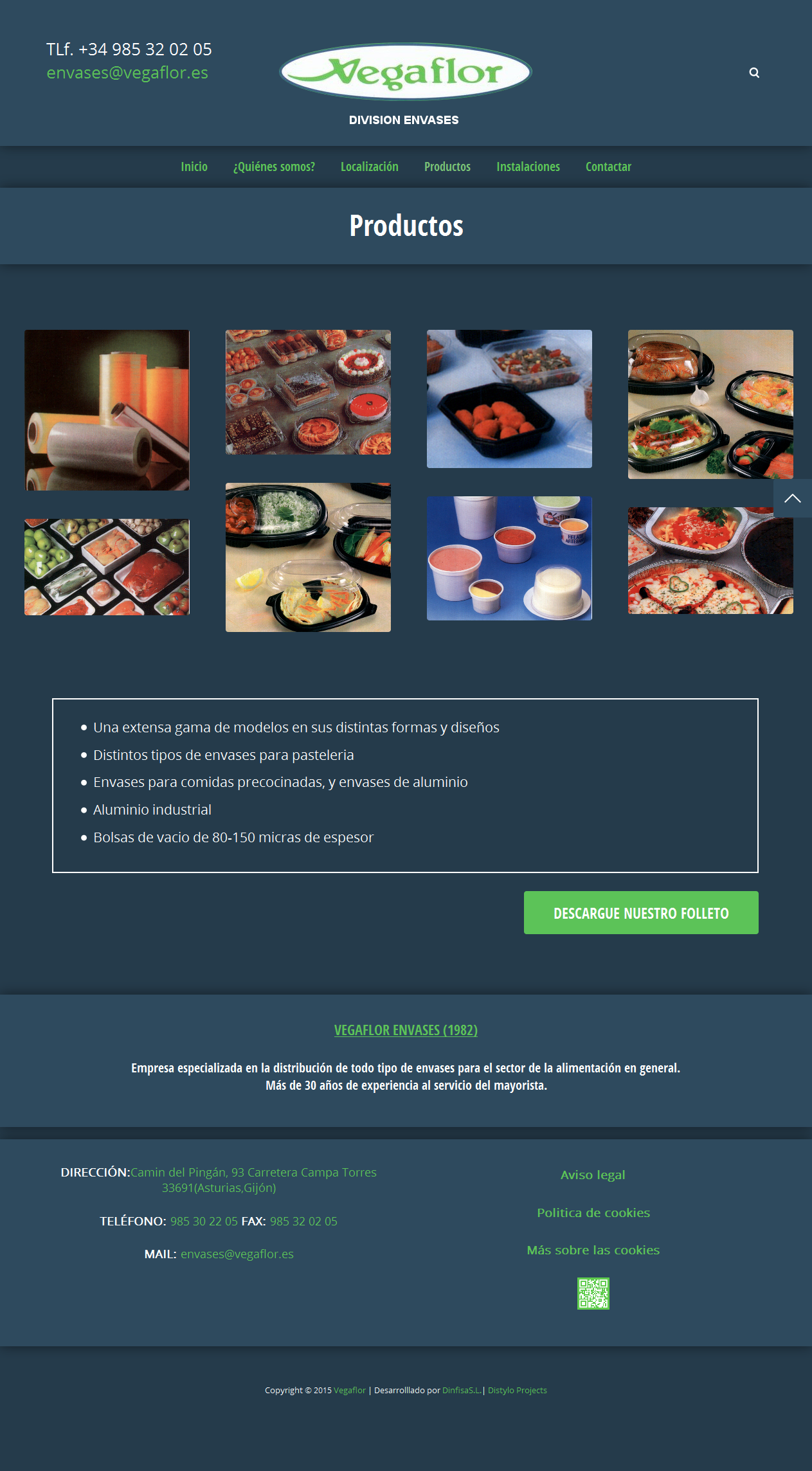 Envases Vegaflor | Dinfisa.net